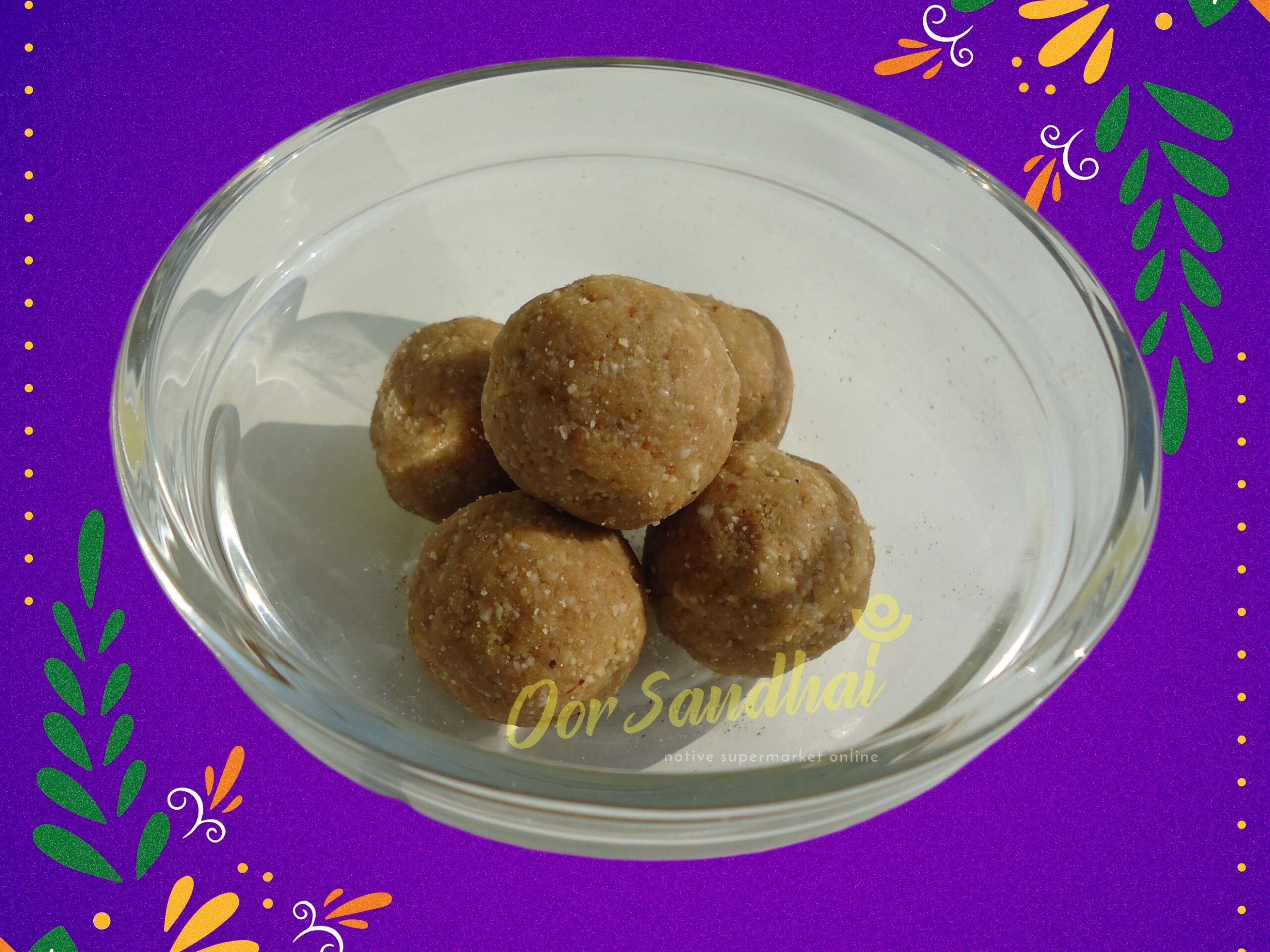 Groundnut Laddu | வேர்க்கடலை லட்டு (6 Pieces - 120g) - Oorsandhai